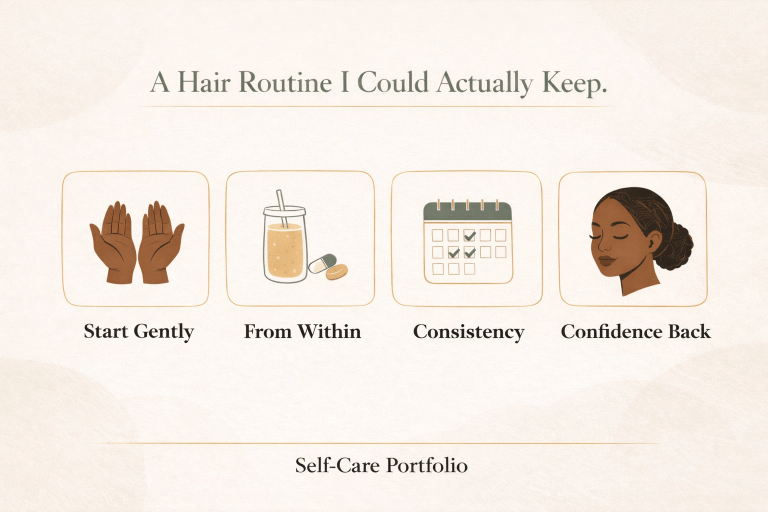 A Hair Routine I Could Actually Keep – selfcareportfolio